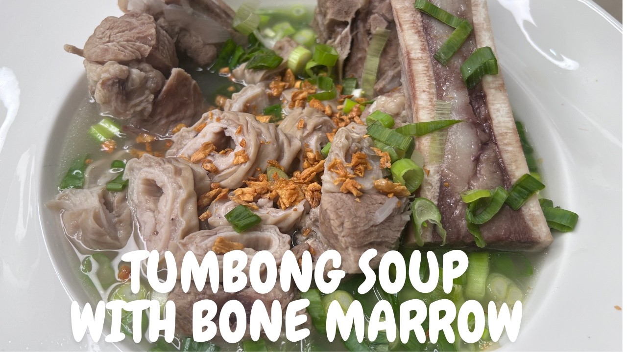 My Special Tumbong Soup with Pork Ribs and Bone Marrow | Rainy Day ...