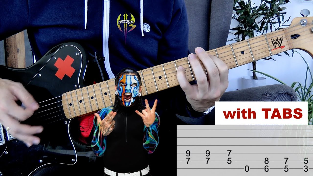 Endeverafter - No More Words (Jeff Hardy WWE Theme) [Guitar Cover with ...