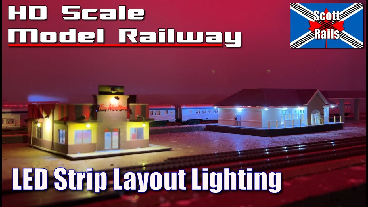 Adding Multi Colour LED Strip Lights To Your Model Railway World - YouTube