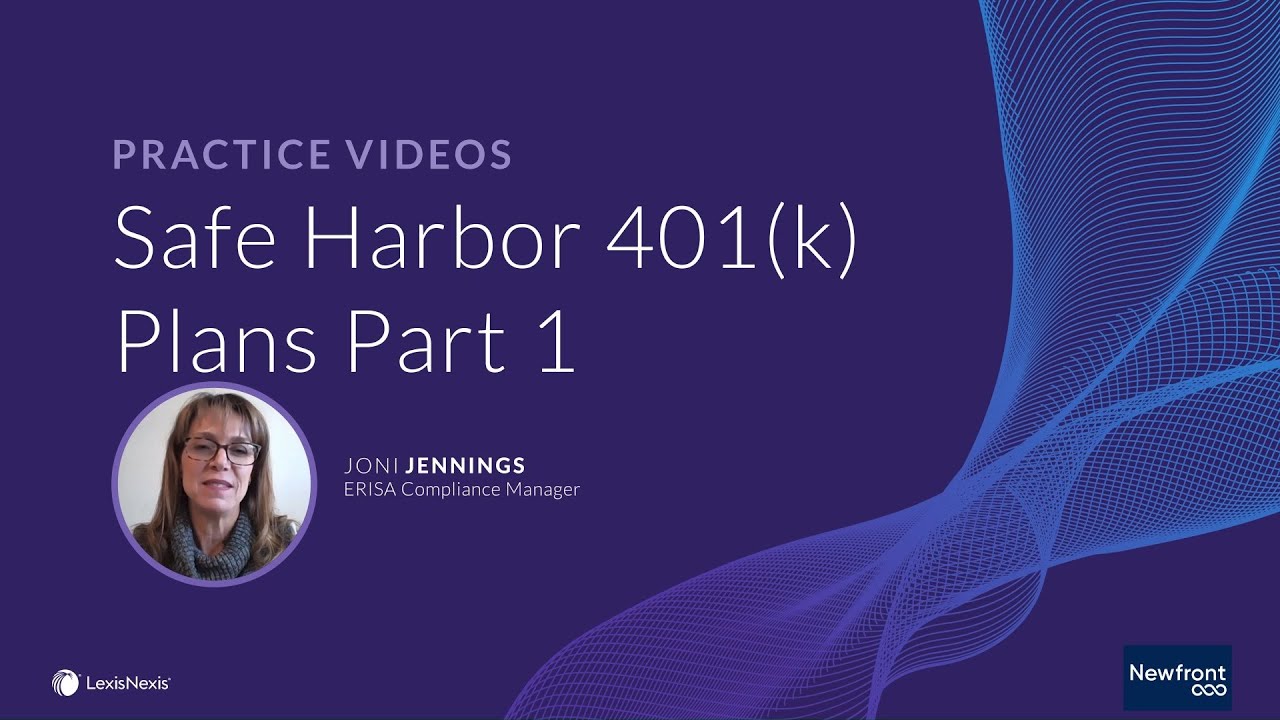 Safe Harbor 401(k) Plans (Part 1) Video - YouTube