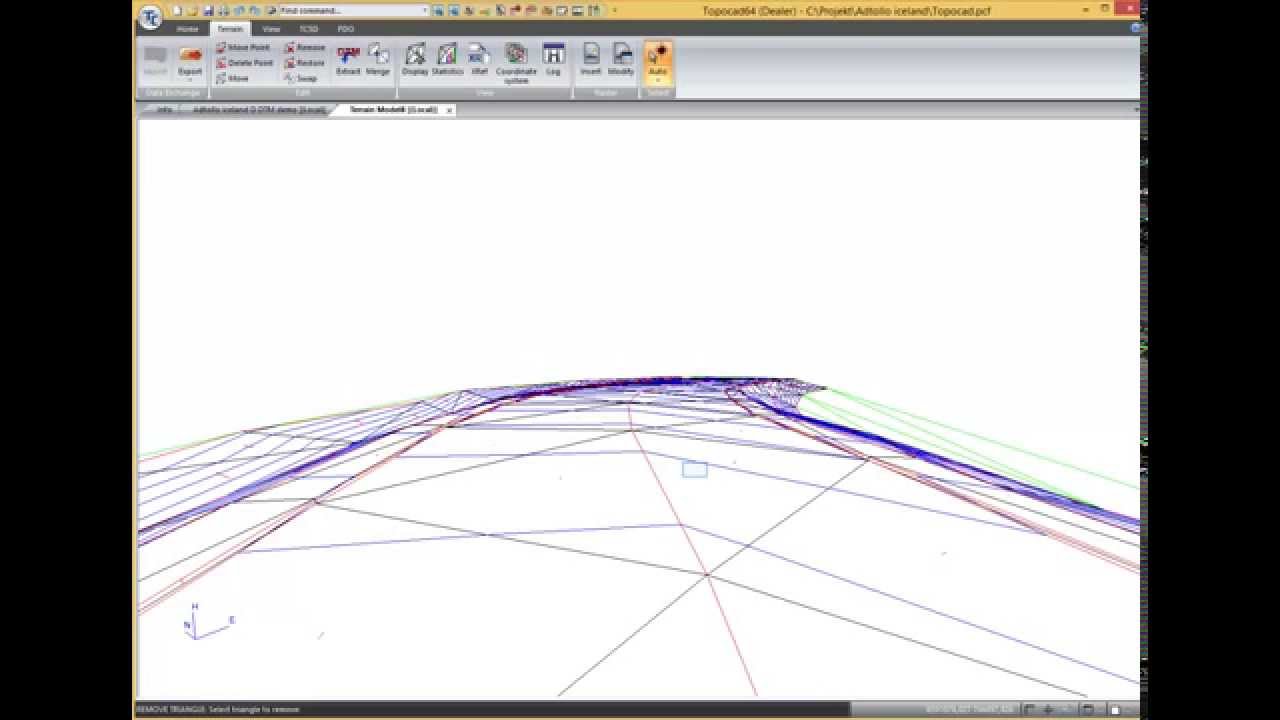 Topocad 15, Create DTM - YouTube