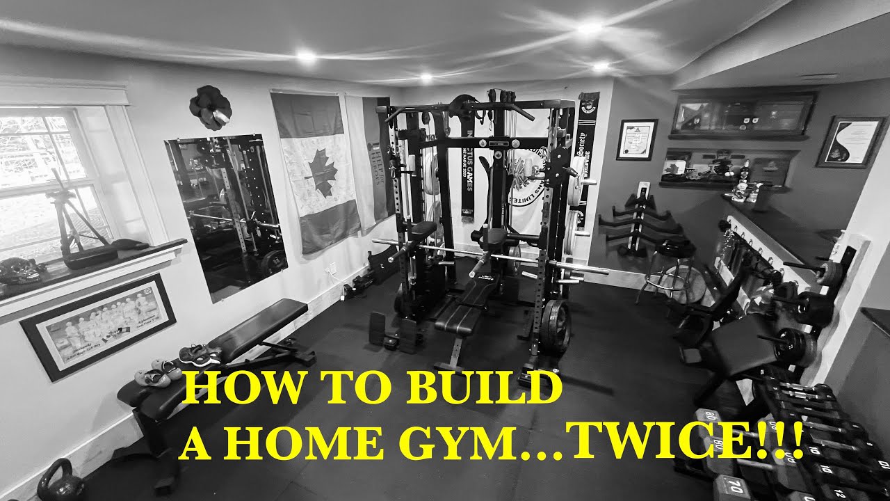 How to Build a Home Gym Twice!!! - YouTube