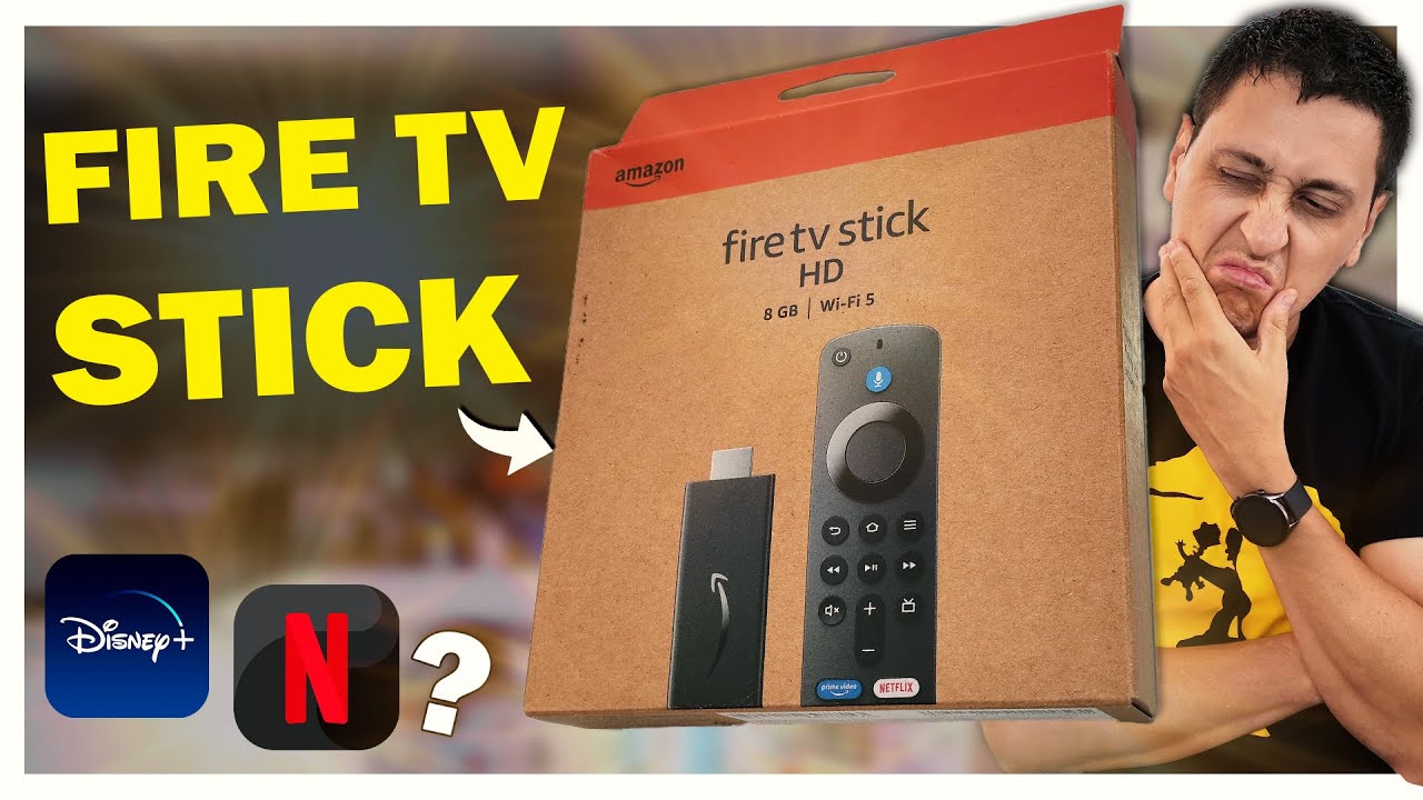 Nova Fire Tv Stick HD é boa? roda Netflix e Disney? Unboxing e Review ...
