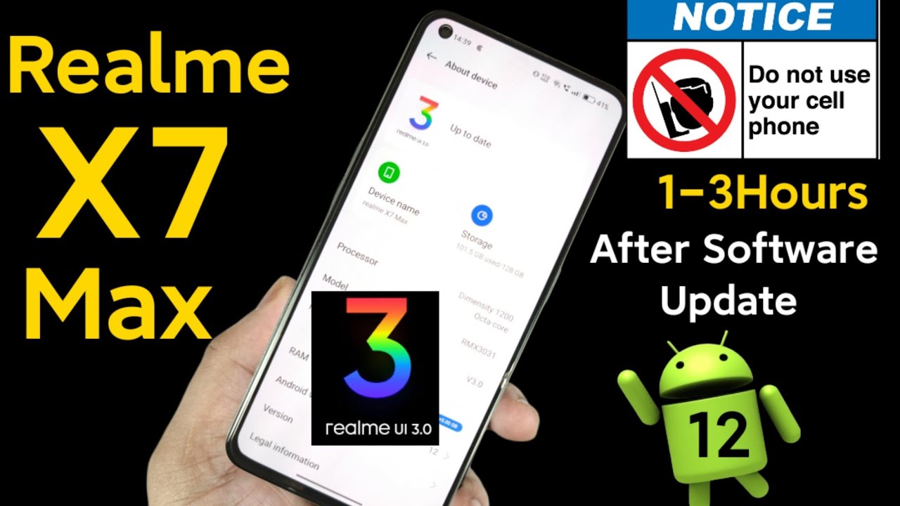 Realme X7 Max Dont Use Phone After Realme Ui 3 0 Update Wait For