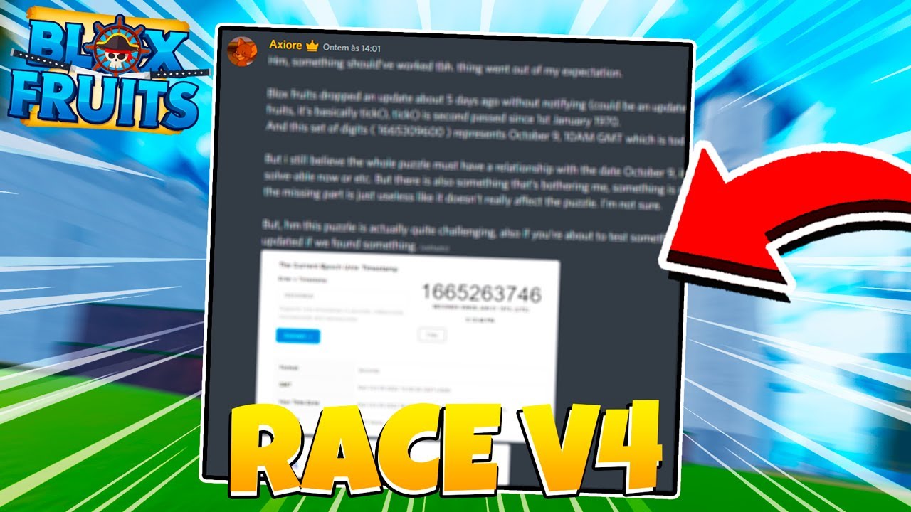 A TEORIA DO AXIORE DA RAÇA V4 DEU CERTO??? - BLOX FRUITS - - YouTube