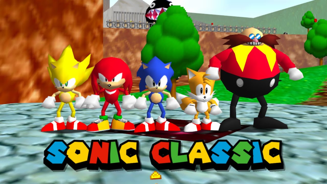 Super Mario 64 Coop DX - Sonic Classic Pack - YouTube
