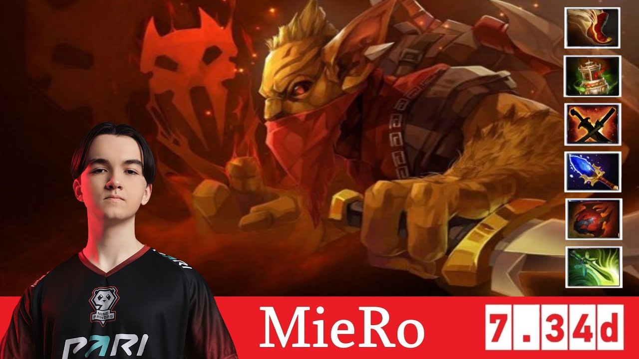 [DOTA 2] MieRo the BOUNTY HUNTER [OFFLANE] [7.34d] - YouTube