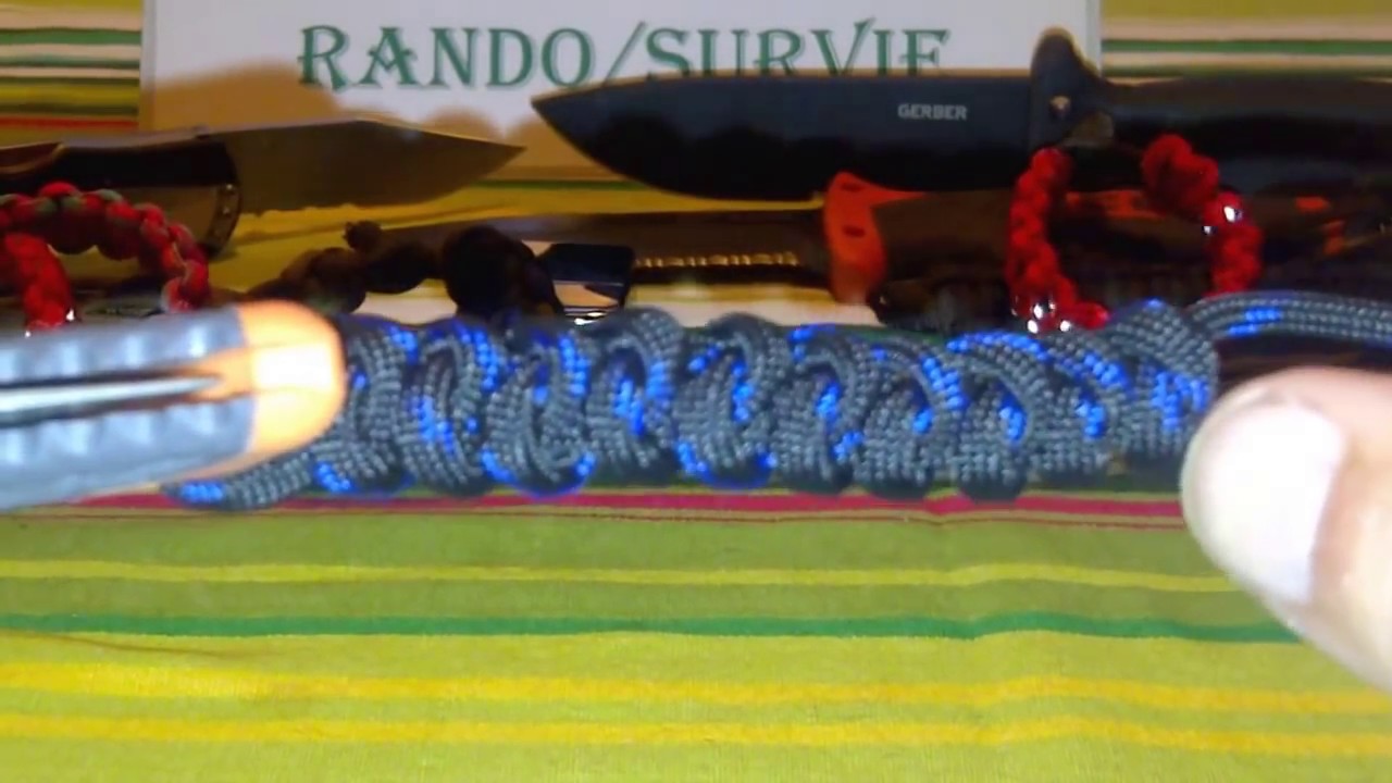 Fabrication/Technique : Tressage d'une dragonne avec le noeud Chris ...