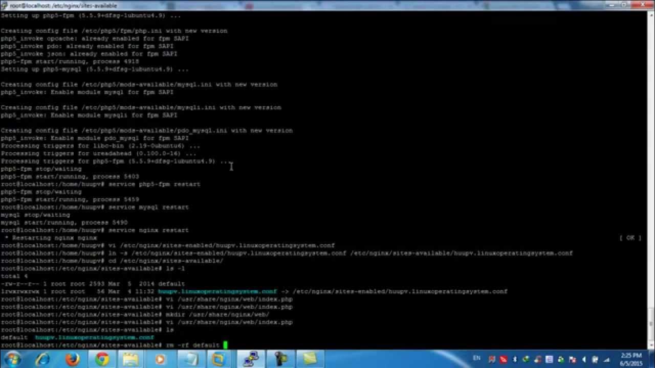 how to install linux nginx mysql php (lamp stack) on ubuntu - YouTube