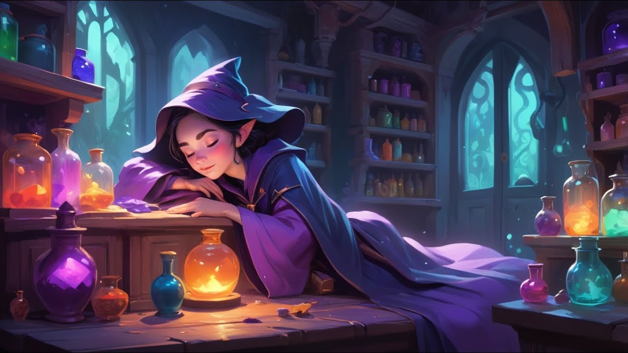 A Wizards Rest - Medieval & Mystical | Study | Sleep | Relax - YouTube