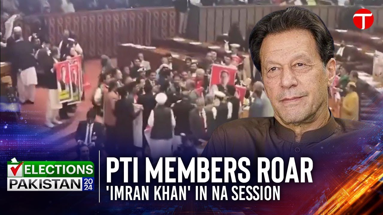 Chaos Ensues as PTI Members Roar 'Imran Khan' in National Assembly ...