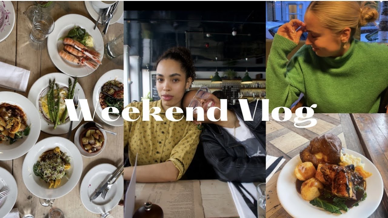 Weekend Vlog (Pub Lunches, Book Shopping, Friends & More) - YouTube