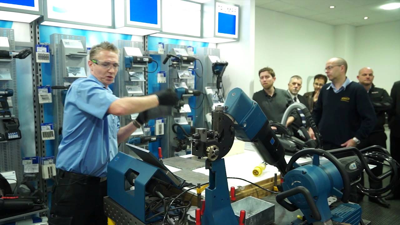 TRUMPF TKF 1500 Bevelling Power Tool - YouTube