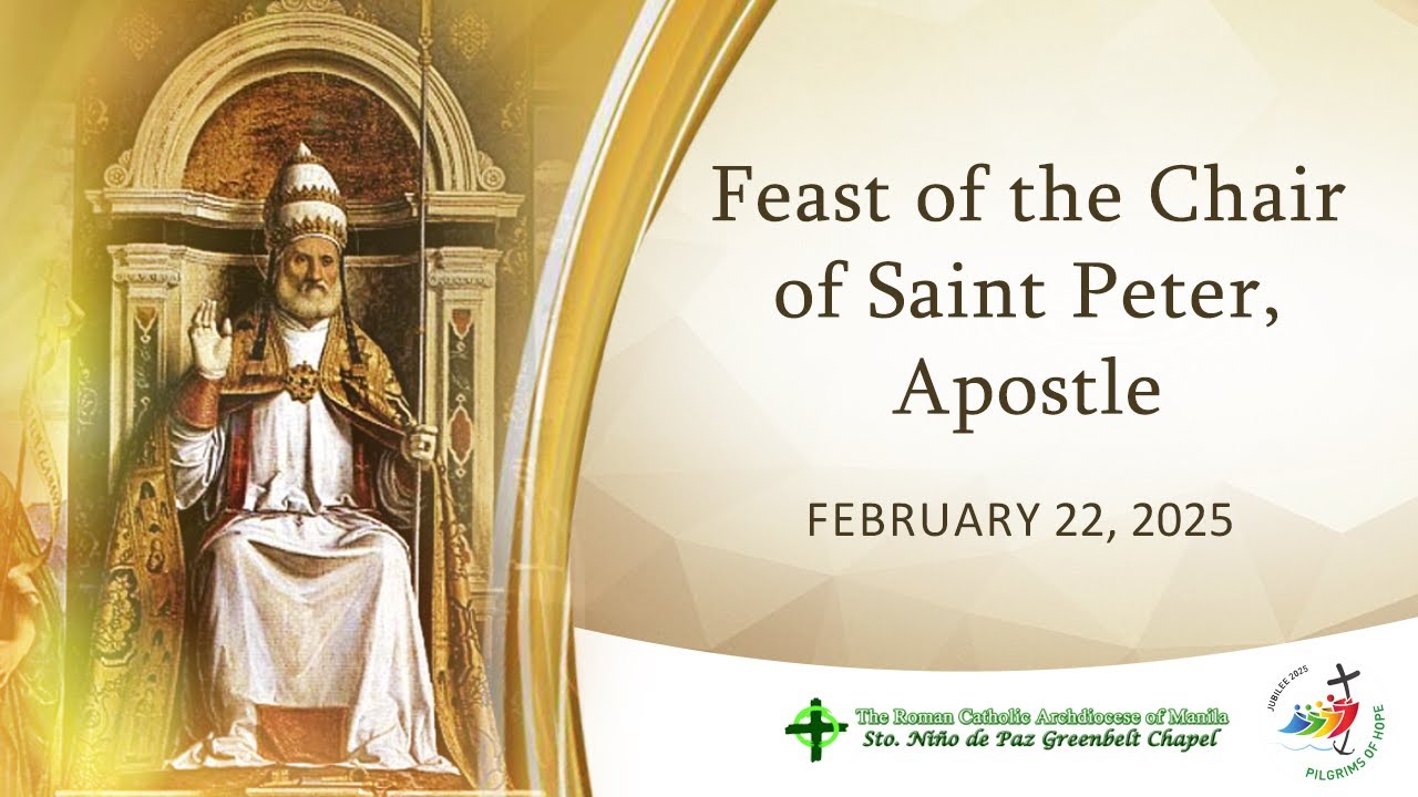 Feast of the Chair of Saint Peter, Apostle - YouTube