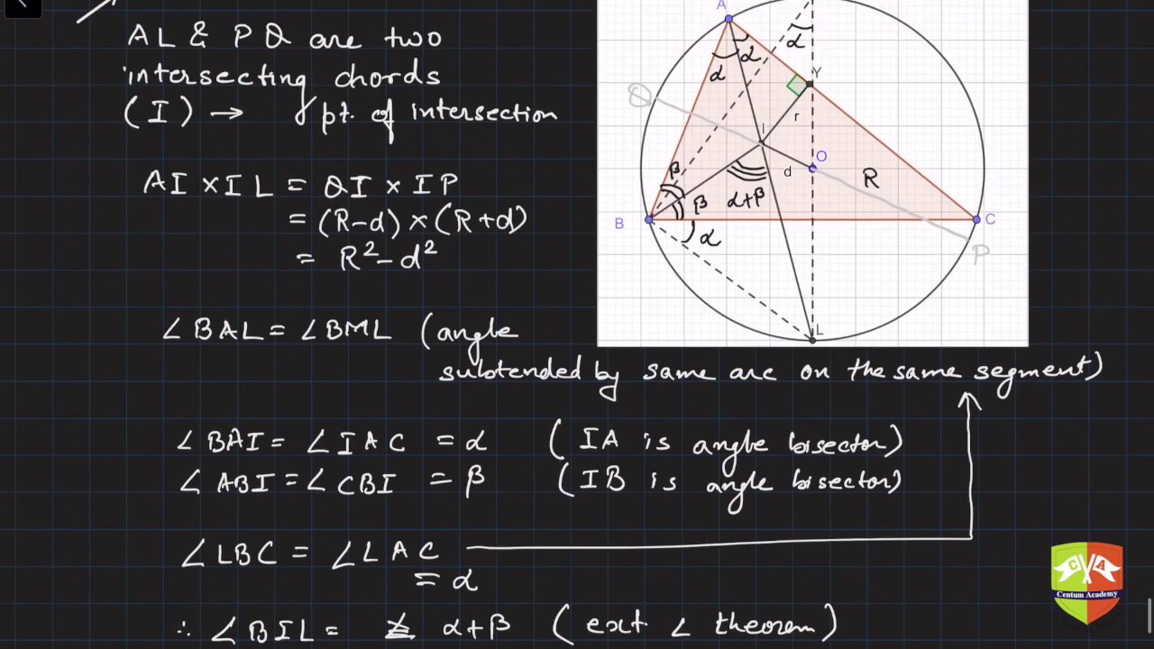 GEOMETRY 27: Property of Power of a Point wrt a circle - YouTube