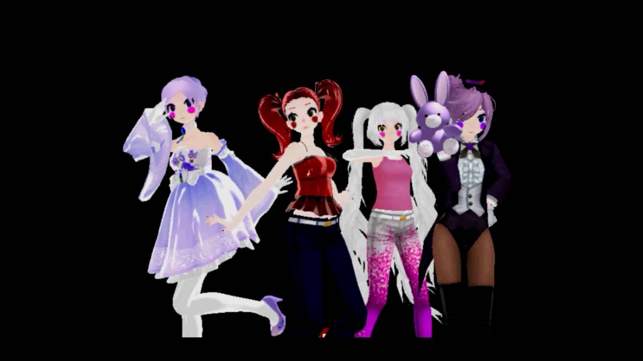 【MMD FNAF Sister location】Models dl back up - YouTube
