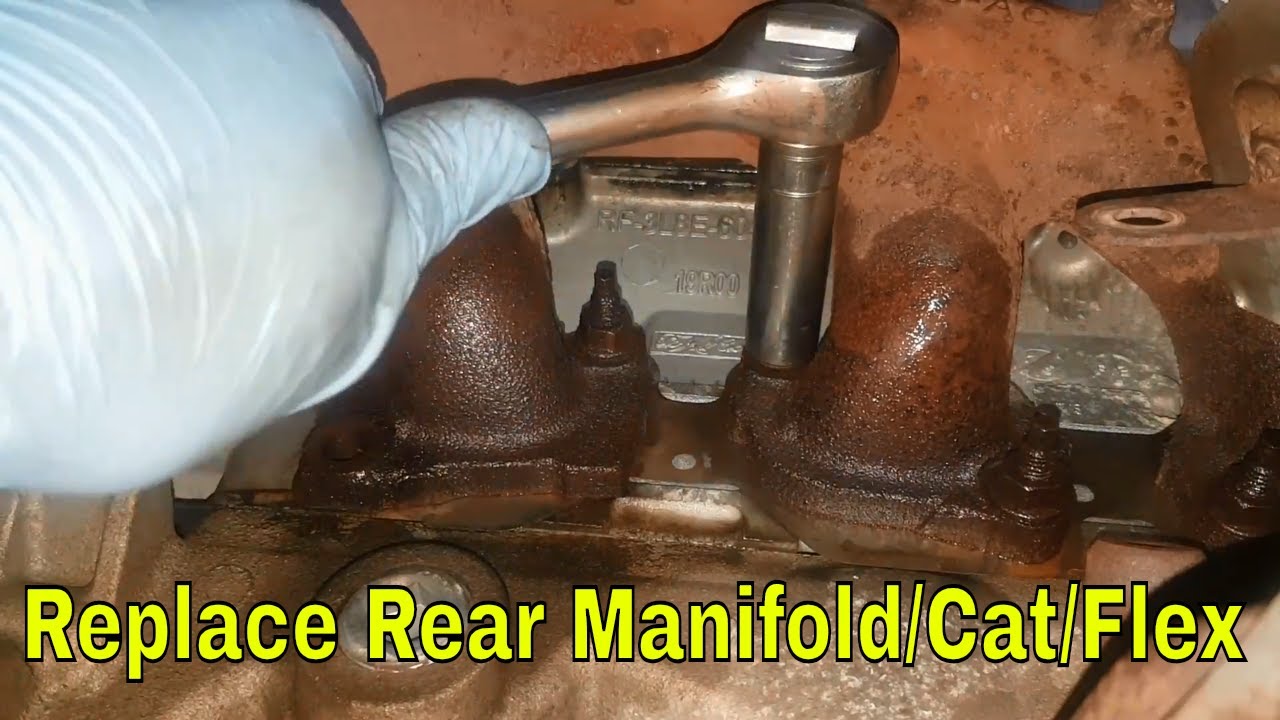 How to remove rear manifold/cat converter/flexi on a Ford Mondeo MK3 ...