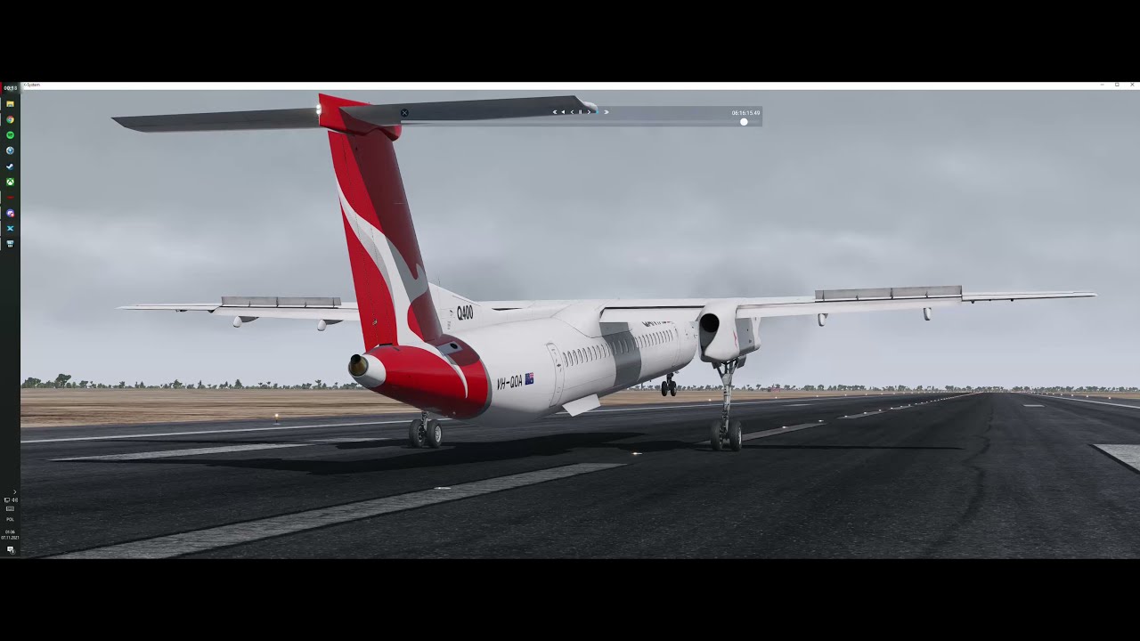 Dash-8 Q400 Flap 15 Landing at YPPD - X-Plane 11 - YouTube