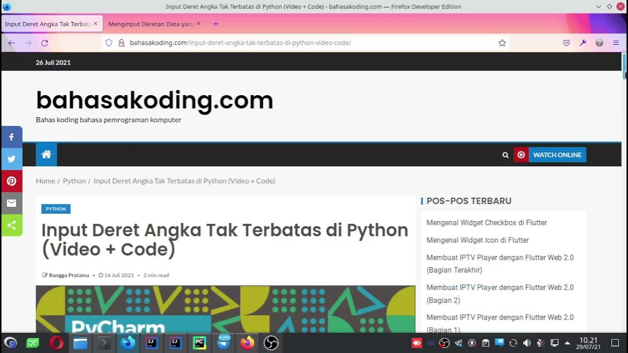 Menjumlahkan Deret Angka Dengan Looping: for, while di Dart, Python, Java, Kotlin & Scala + Code ...