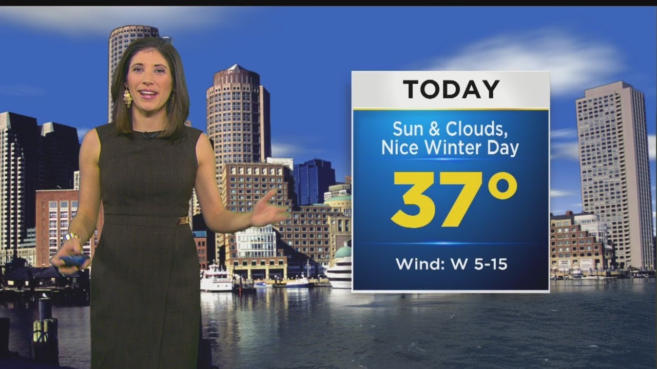 WBZ Mid Morning Forecast For January 19, 2018 - YouTube