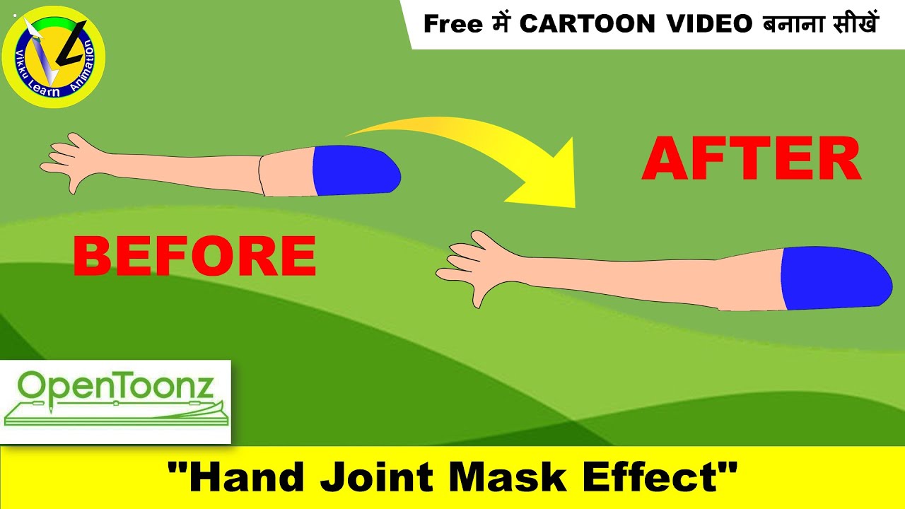 Create Hand Joint Effect in Opentoonz | opentoonz animation tutorial ...