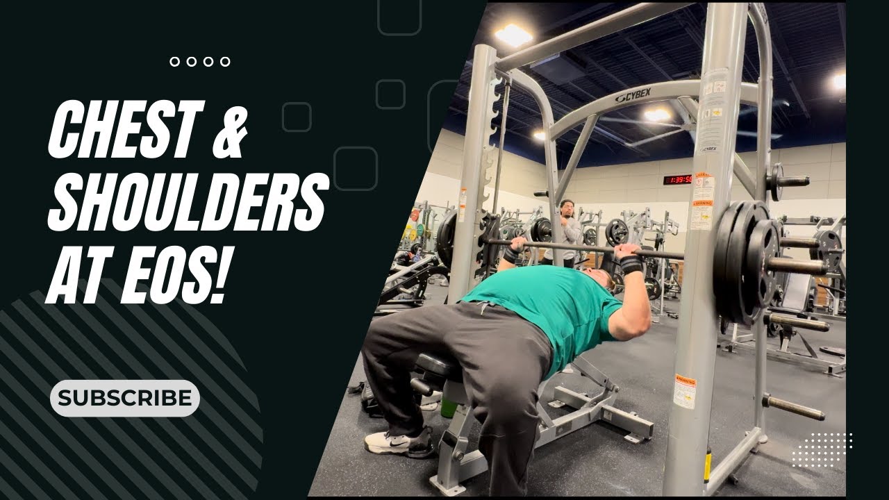 CHEST & SHOULDERS at EoS! (Journey to 250lbs) - YouTube