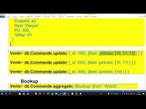 MongoDB - Part7 - Relations de type Many-To-Many - Implémentation - YouTube