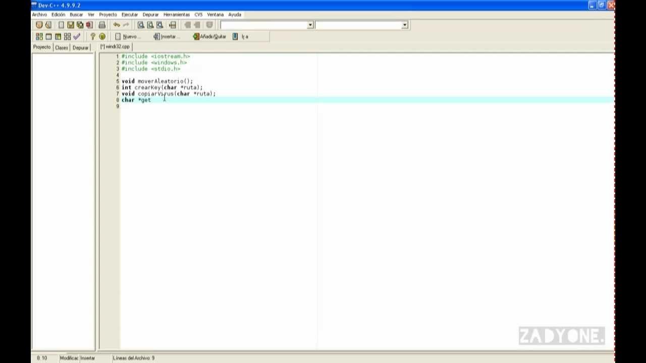 Tutorial de C++ - Como crear un virus para Windows. Pt. 1/4 [HD] - YouTube