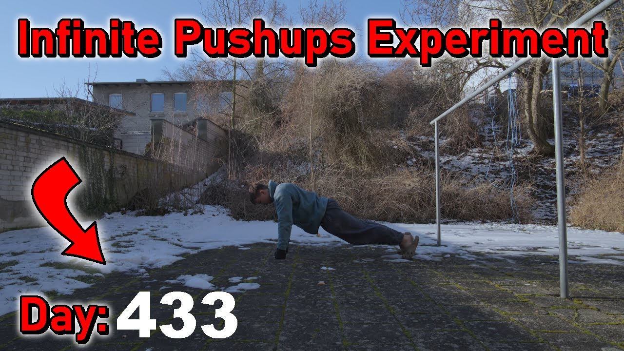Infinite Pushups Experiment - Day 433 (22.02.2025) - YouTube