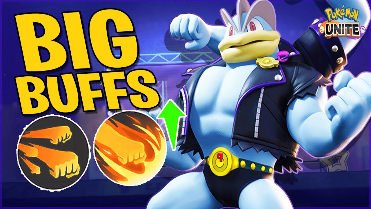 MACHAMP Got BUFFED! Close Combat & Unite Move Changes!! | Pokemon Unite ...