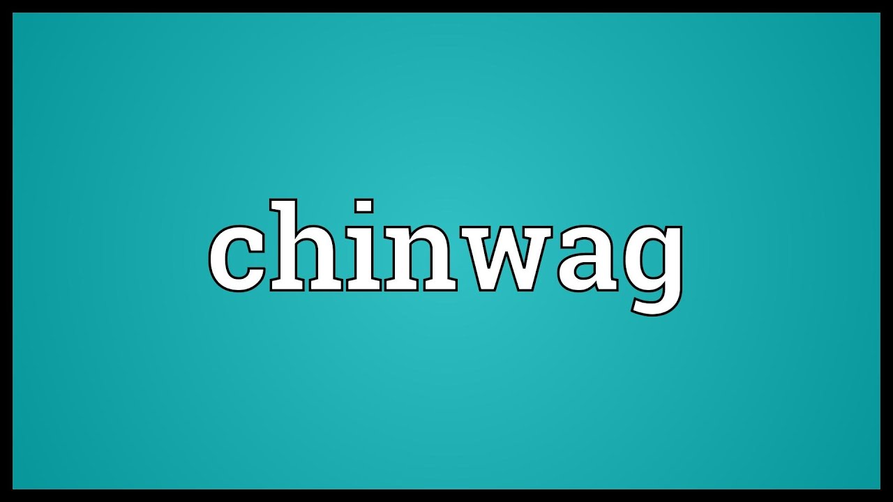 Chinwag Meaning - YouTube