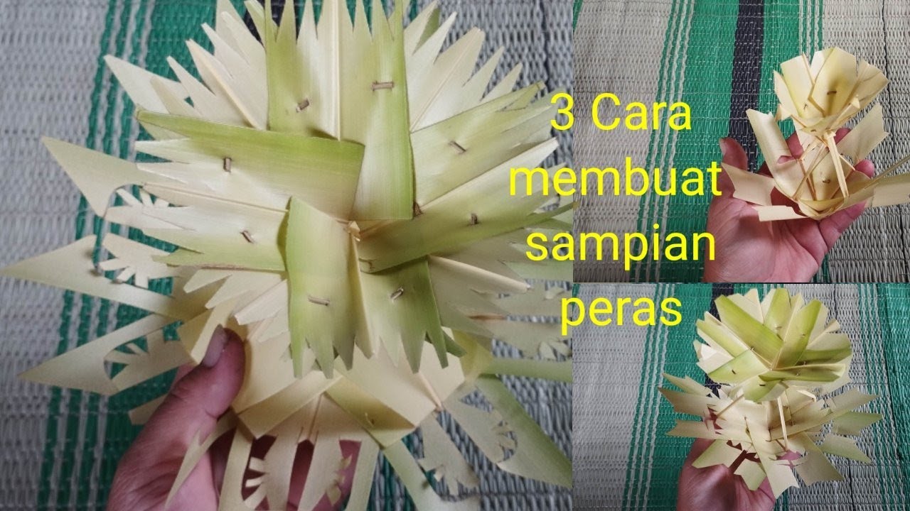 3 Cara membuat sampian peras - YouTube