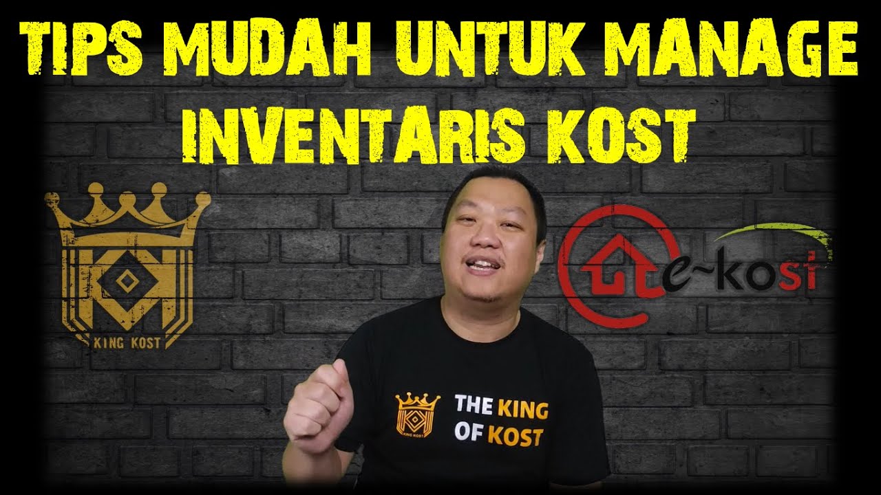 TIPS MUDAH MANAGE BARANG-BARANG INVENTARIS KOST - YouTube