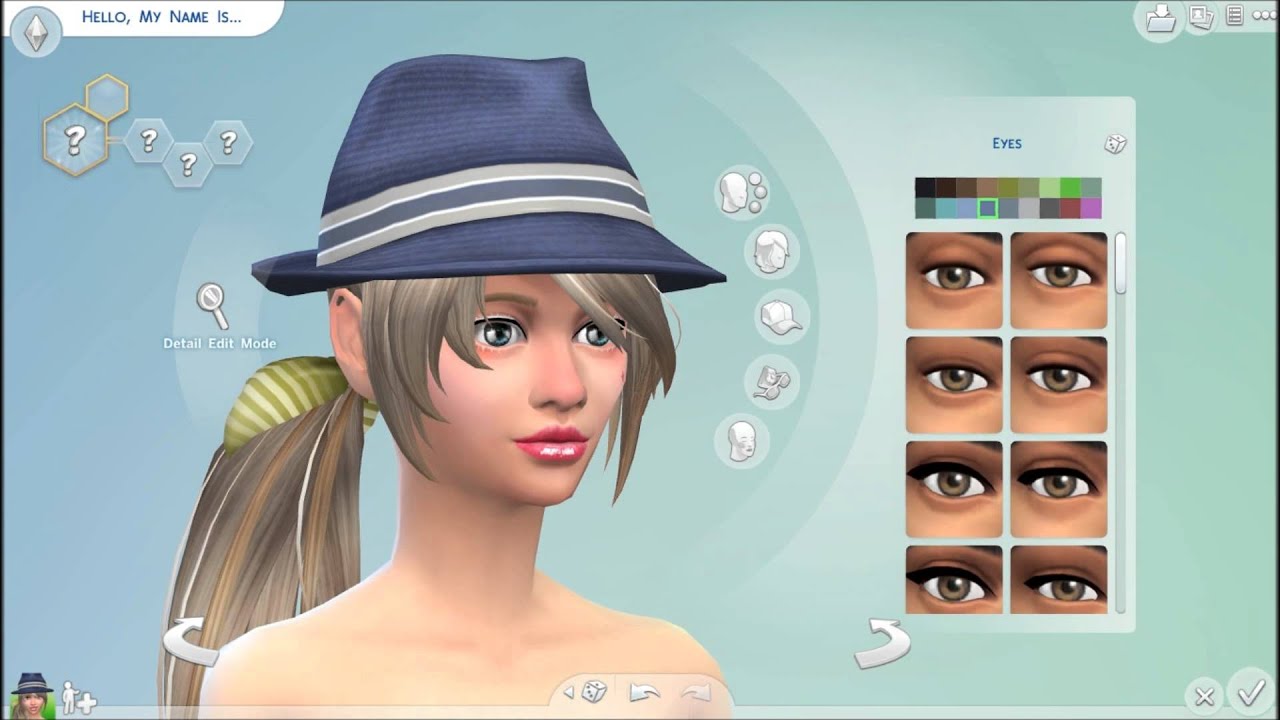 【The Sims 4】Create-A-Sim 【Custom Content】 - YouTube