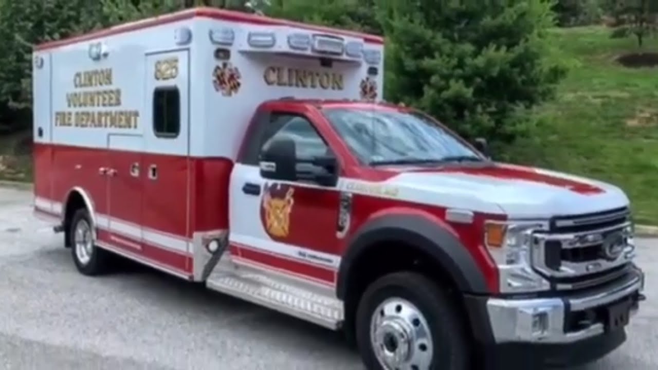 Clinton Vol Fire Dept Ambulance 258 never went in service. PGFD One ...
