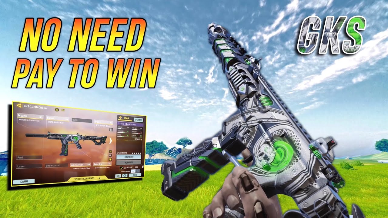 GKS is finally back with 36 + DAMAGE | Best GKS GUNSMITH in CODM BR ...