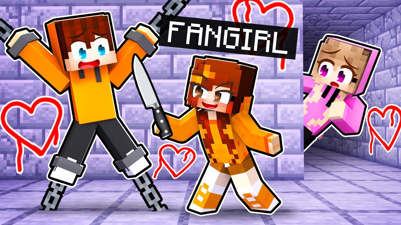 Jamesy ABDUCTED by CRAZY FAN GIRL in Minecraft! - YouTube