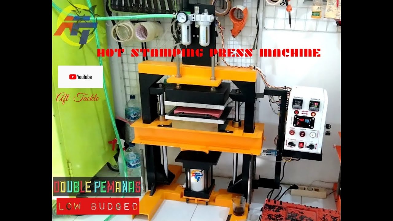 Mesin Press Hot Stamp HOT STAMPING PNEUMATIC VERSI low BUDGED - YouTube