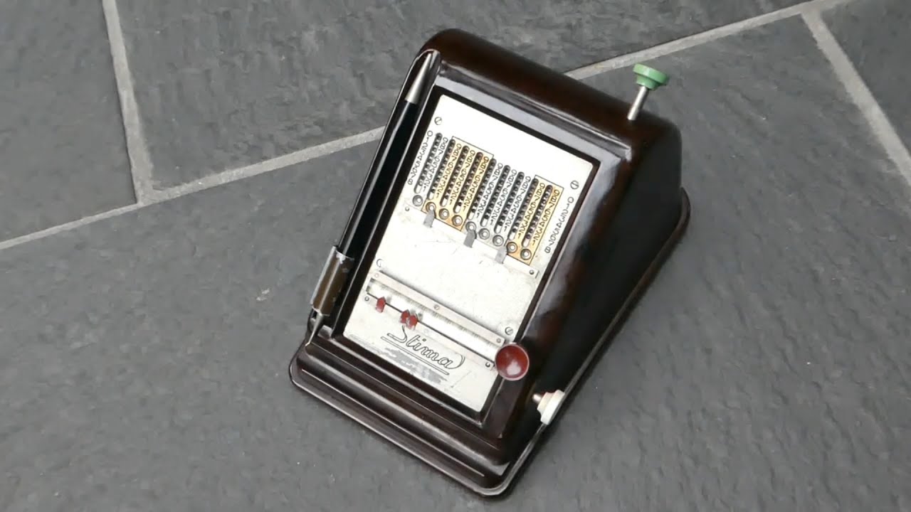 The Stima CM-III Adding Machine - YouTube