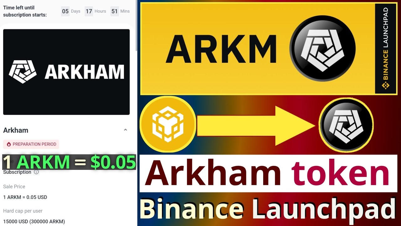 Earn Arkham token on Binance Launchpad | New ARKM coin - YouTube