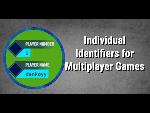 Prototype Individual Identifiers for Multiplayer Games - YouTube