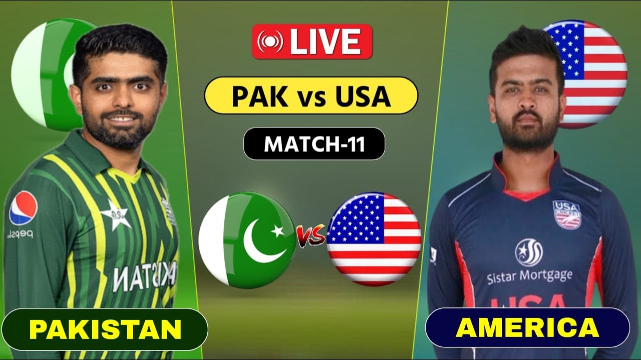 PAK vs USA T20 World Cup 2024 | Pak vs USA Live | USA vs PAKISTAN Live ...