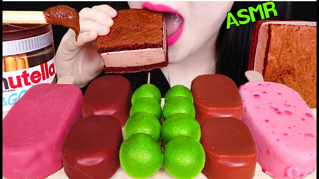 Chocolate Ice Cream Mukbang 초콜릿 아이스크림 먹방 Jane Asmr 제인 Youtube