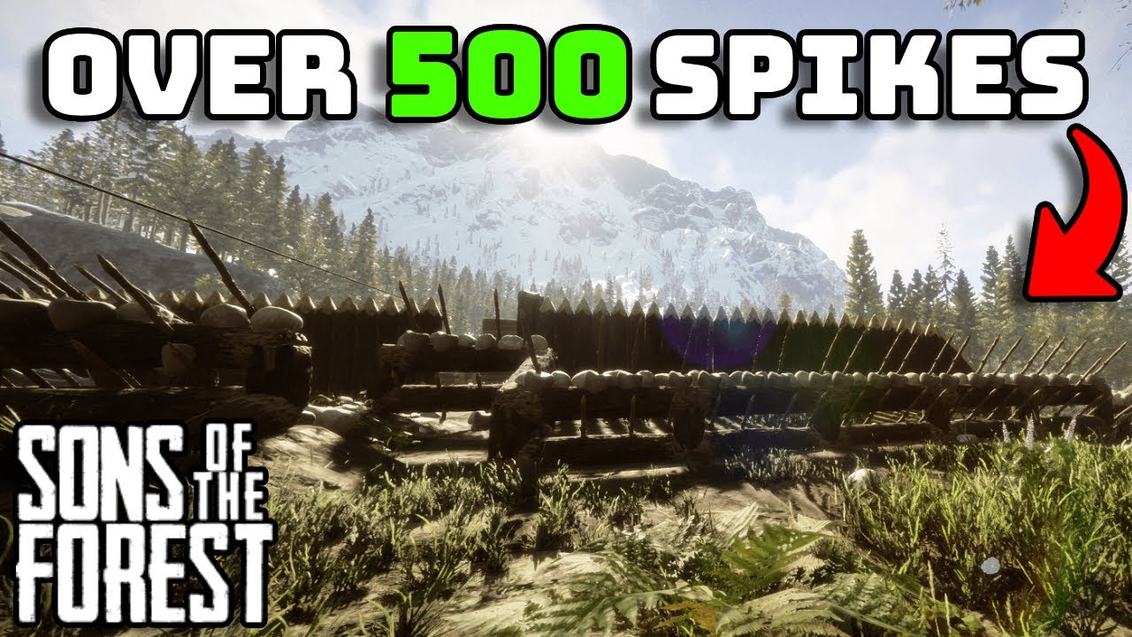 Building the BEST DEFENSIVE Wall (Sons of the Forest) Ep7 - YouTube