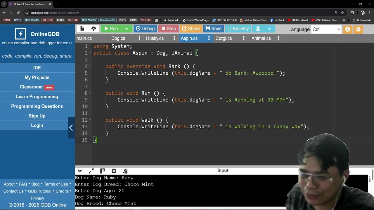 C Programming Tutorial Oop Struct Inheritance Abstract Interface And More Youtube 2869