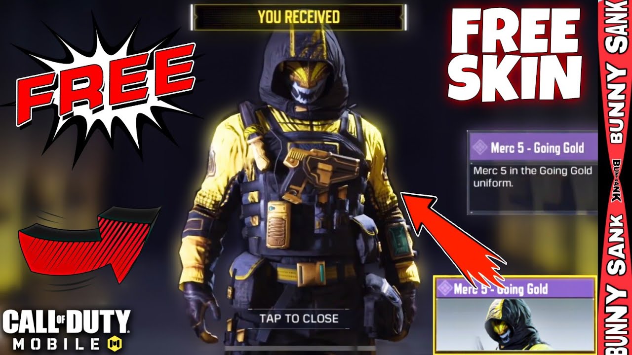 how to get free epic skin in cod mobile | how to unlock merc 5 going ...