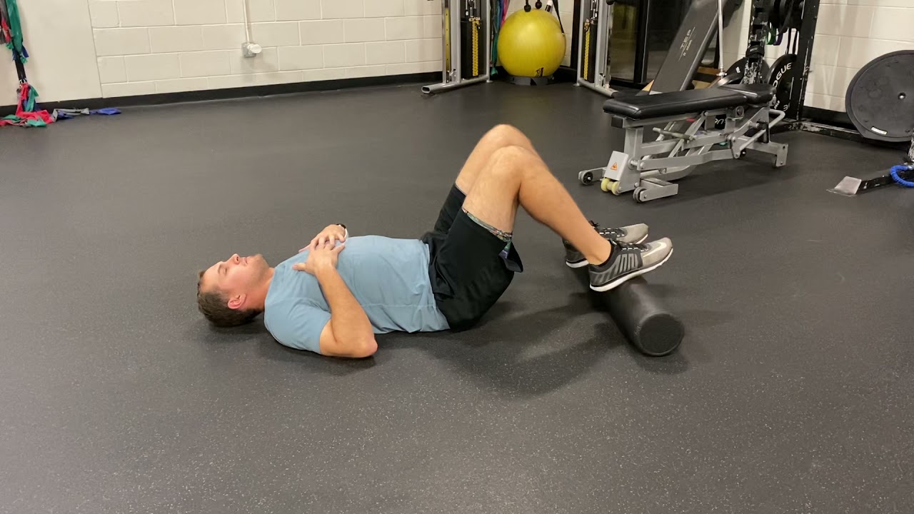 Foam Roller- Bridge and Hamstring Curl - YouTube