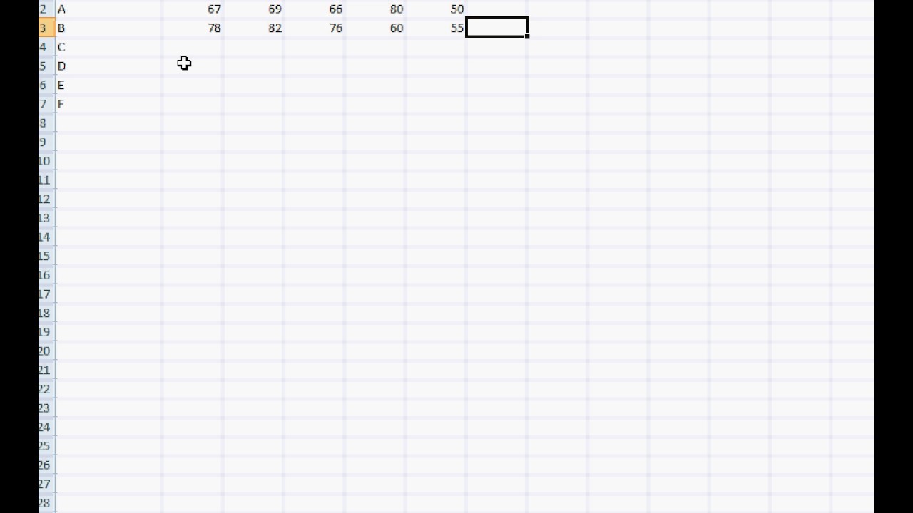 How To Add Numbers In Excel In Different Rows YouTube How To Add Numbers In Excel In Different Rows YouTube