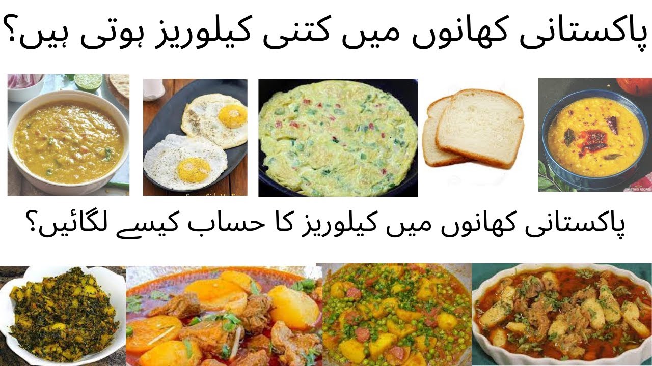Calories in Food| Calories in Pakistani/ Indian Food| How to calculate ...