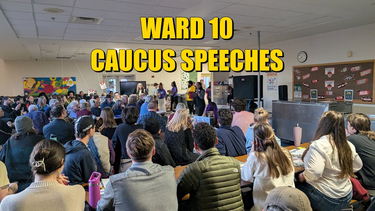 Aisha Chughtai + Lydia Millard - Ward 10 DFL Caucus Speeches - 4/8/25 ...